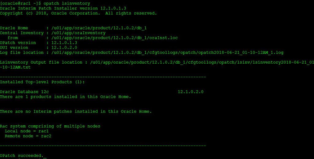 Step by step apply 12c Grid and DB April 2018 PSU to Oracle 12cR1 2 ...