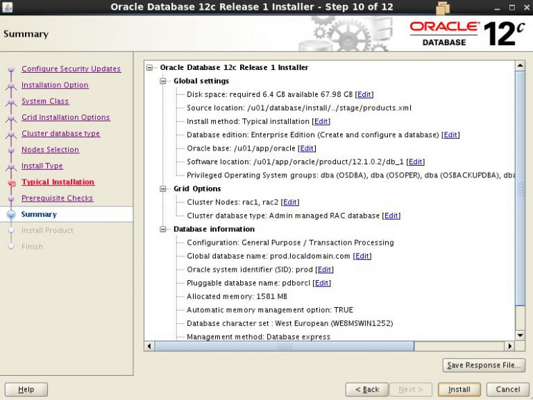 Step by Step Install of Oracle RAC 12cR1 on OEL 6.5 using VMware Workstation 10 | | Oracledbwr