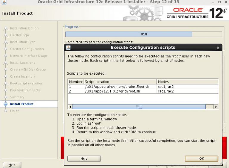 Step by Step Install of Oracle RAC 12cR1 on OEL 6.5 using VMware Workstation 10 | | Oracledbwr