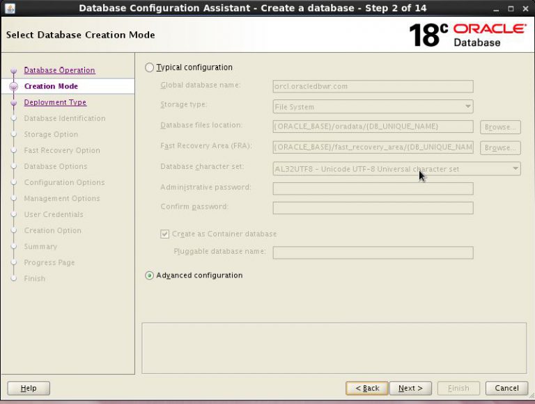 Step by Step to Configure Oracle 18c Database using DBCA Method | Oracledbwr