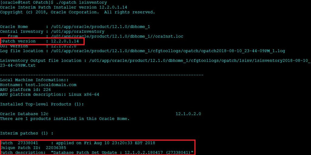 Oracle Automation-Applying PSU patch in Oracle 12c Database Using Ansible Tool | Oracledbwr