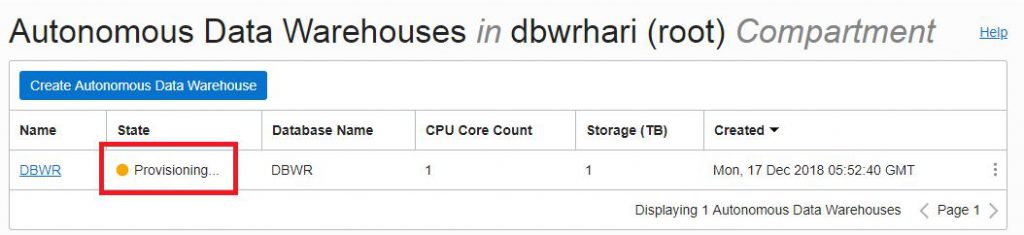 Step-by-Step Creation of Oracle Autonomous Data Warehouse Cloud Service | Oracledbwr