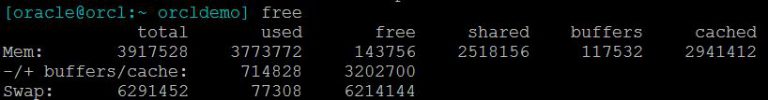 Linux Free Command Usage For Oracle DBA | Oracledbwr