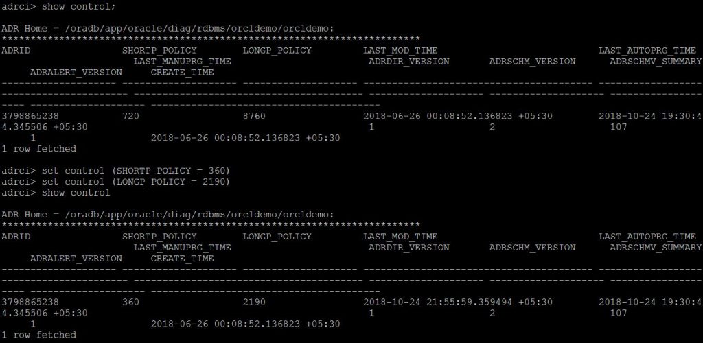 Oracle Automatic Diagnostic Repository | Oracledbwr