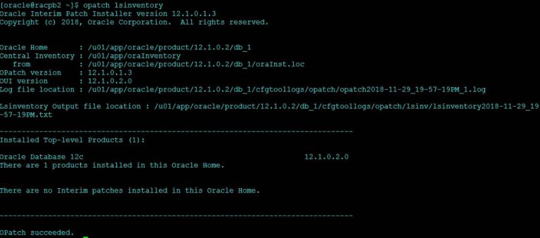 Step by Step Apply Rolling PSU Patch In Oracle Database 12c RAC ...