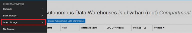 Loading Your Data Into Autonomous Data Warehouse | Oracledbwr