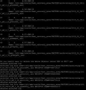 Oracle-Delete Old Archives Using RMAN | Oracledbwr