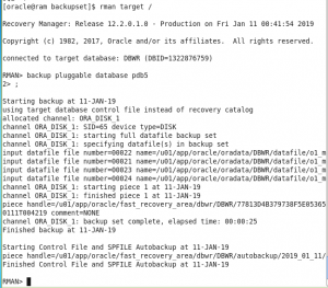 Oracle 12c-Multitenant Database Backup Using Rman | Oracledbwr