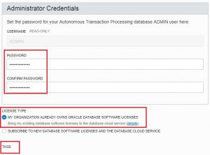 Creating An Autonomous Transaction Processing Database | Oracledbwr