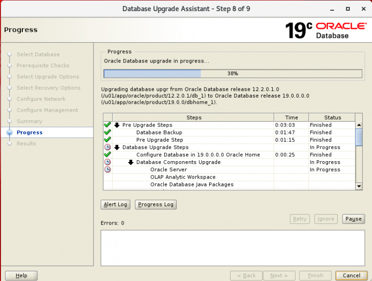 Oracle 19c Database Upgrade From 12.2.0.1 to 19.2.0.0 Using DBUA | Oracledbwr