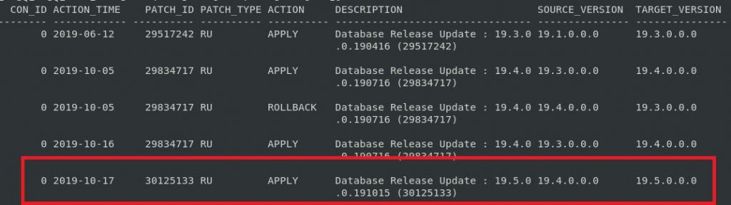 Apply Patching On Oracle 19c Database Release Update 19.5.0.0.0 ...