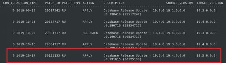 Apply Patching On Oracle 19c Database Release Update 19.5.0.0.0 ...