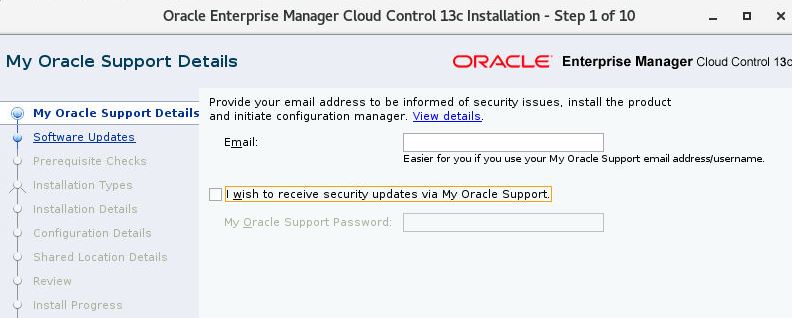 Oracle Cloud-OEM Cloud Control 13c Installation | Oracledbwr