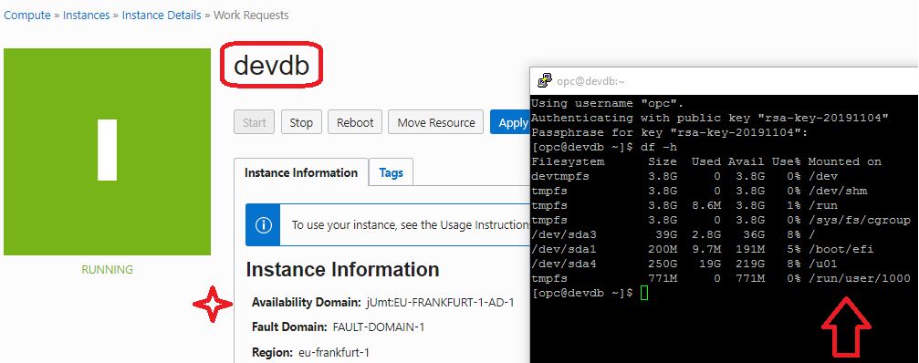 Oracle Gen2 Cloud Attaching A Block Volume To An Instance Oracledbwr