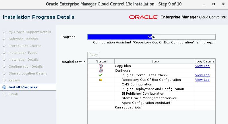 Oracle Cloud Oem Cloud Control 13c Installation Oracledbwr