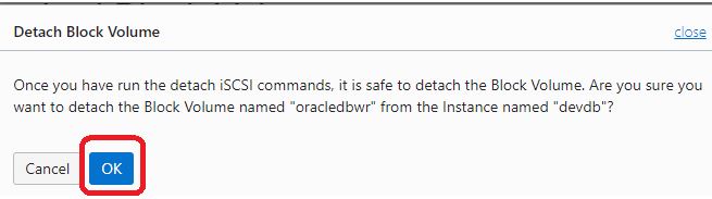 Oracle Gen2 Cloud Resizing A Block Volume Using The Console Oracledbwr