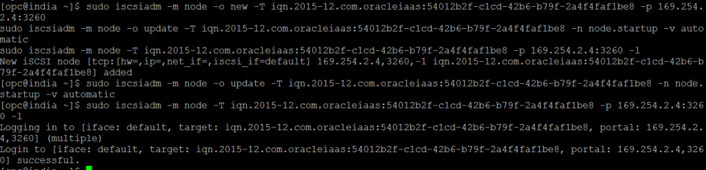 Oracle Gen2 Cloud-Restoring a Backup to a New Volume | Oracledbwr