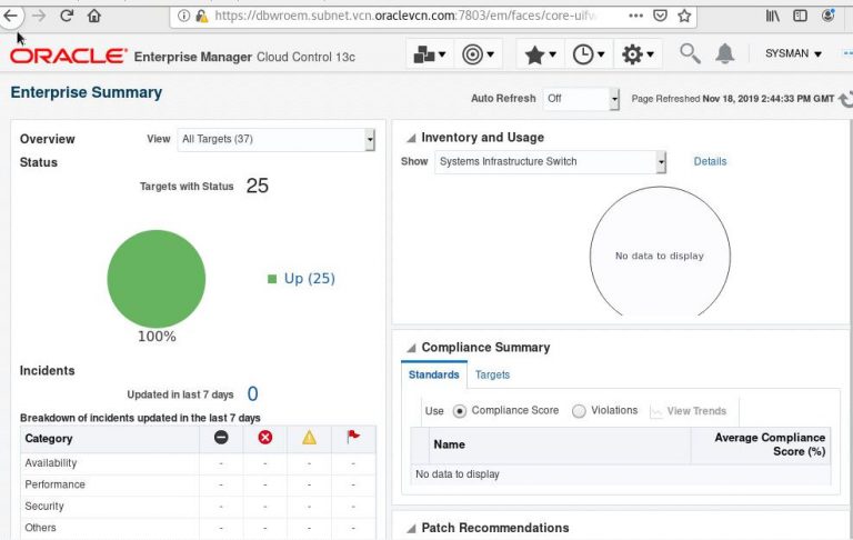 Oracle Cloud-OEM Cloud Control 13c Installation | Oracledbwr