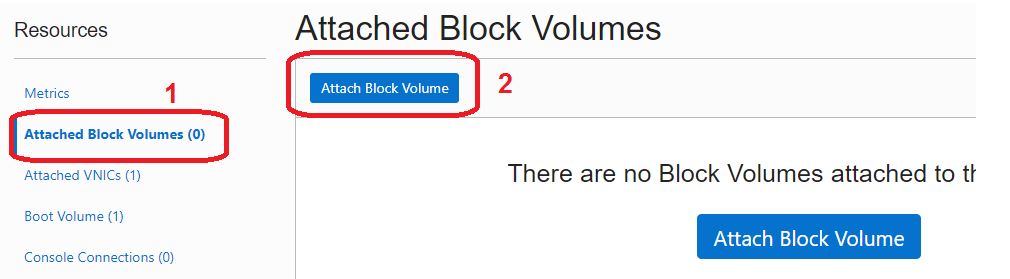Oracle Gen2 Cloud Resizing A Block Volume Using The Console Oracledbwr