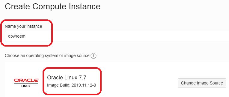 Oracle Cloud-Build VM Machine For Enterprise Manager Cloud Control 13c ...