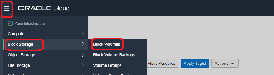 Oracle Gen2 Cloud-Restoring a Backup to a New Volume | Oracledbwr