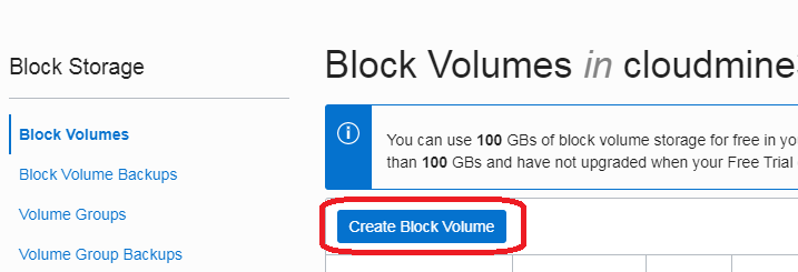 Oracle Gen2 Cloud-Restoring a Backup to a New Volume | Oracledbwr