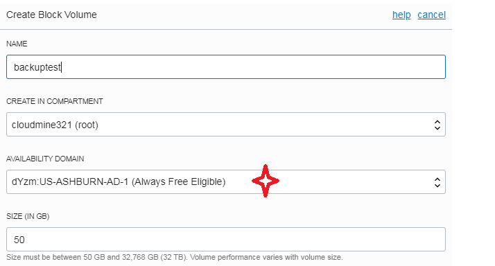 Oracle Gen2 Cloud-Restoring a Backup to a New Volume | Oracledbwr