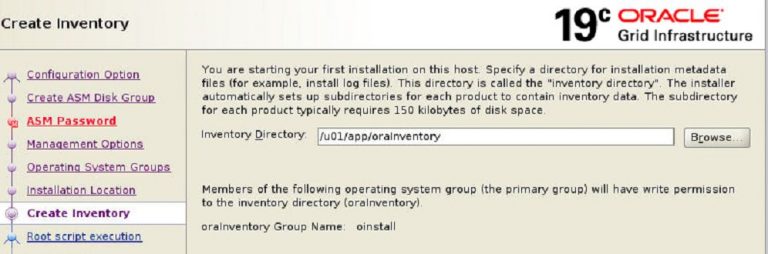 Oracle Cloud Vm Machine-Oracle 19c installation Grid Infrastructure for a Standalone Server ...
