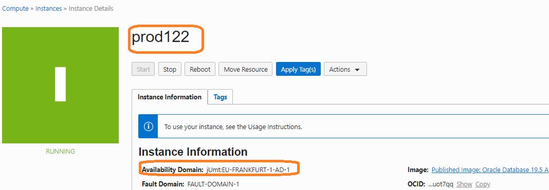 Oracle Cloud Build Vm Machine For Oracle 19c Dataguard Configuration