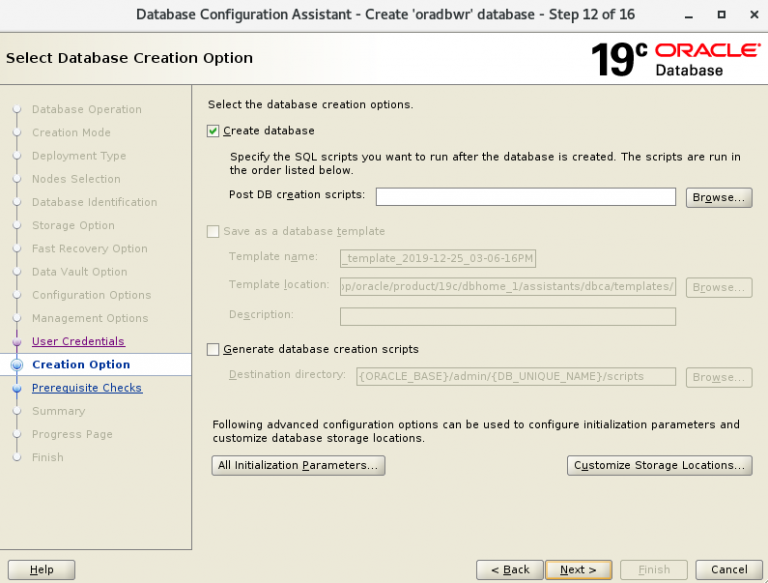 Step By Step Creating Oracle 19c Rac Database Oracledbwr