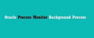 Oracle Process Monitor Background Process | Oracledbwr