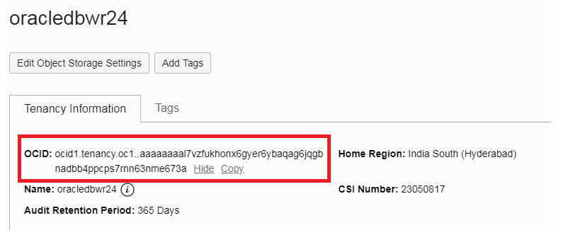 Backing Up A Database From On Premise To Object Storage Using Rman