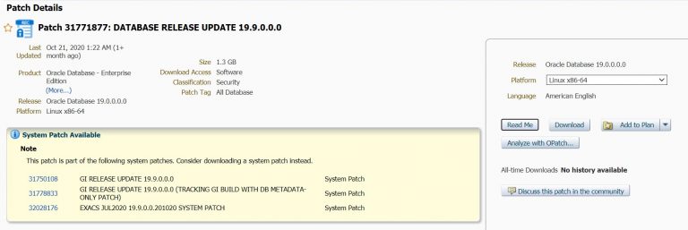 Apply Patching On Oracle 19c Database Release Update 19.9.0.0.201020 ...