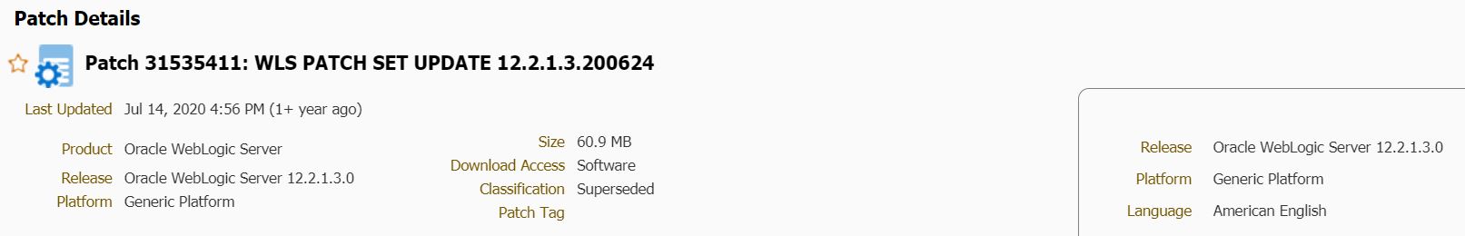 Patching Oracle Enterprise Manager 13c Release 4 Update 12 For Oms And Weblogic Oracledbwr
